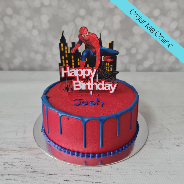 Spiderman cake – Celebration Cakes- Cakes and Decorating Supplies, NZ