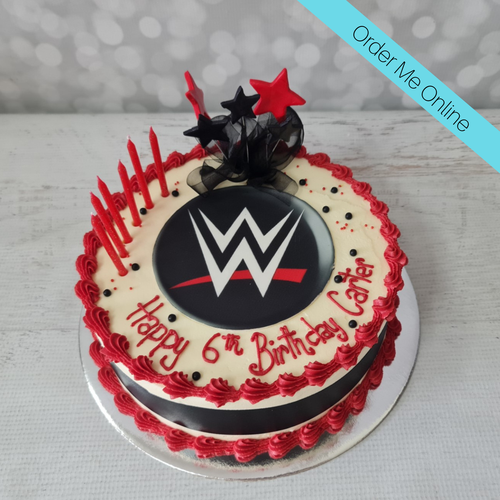 WWE Image Cake – Celebration Cakes- Cakes and Decorating Supplies, NZ