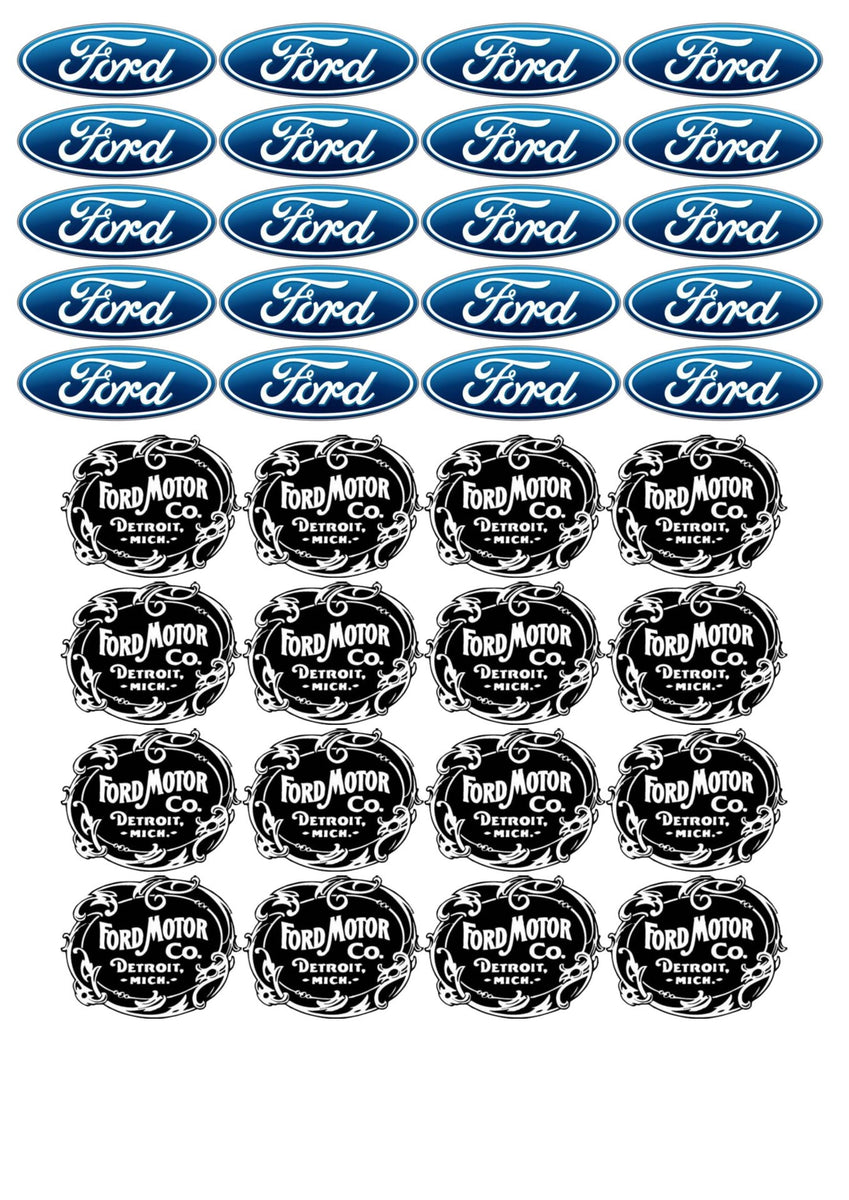 Edible Images- Ford Logos – Celebration Cakes- Cakes and Decorating ...