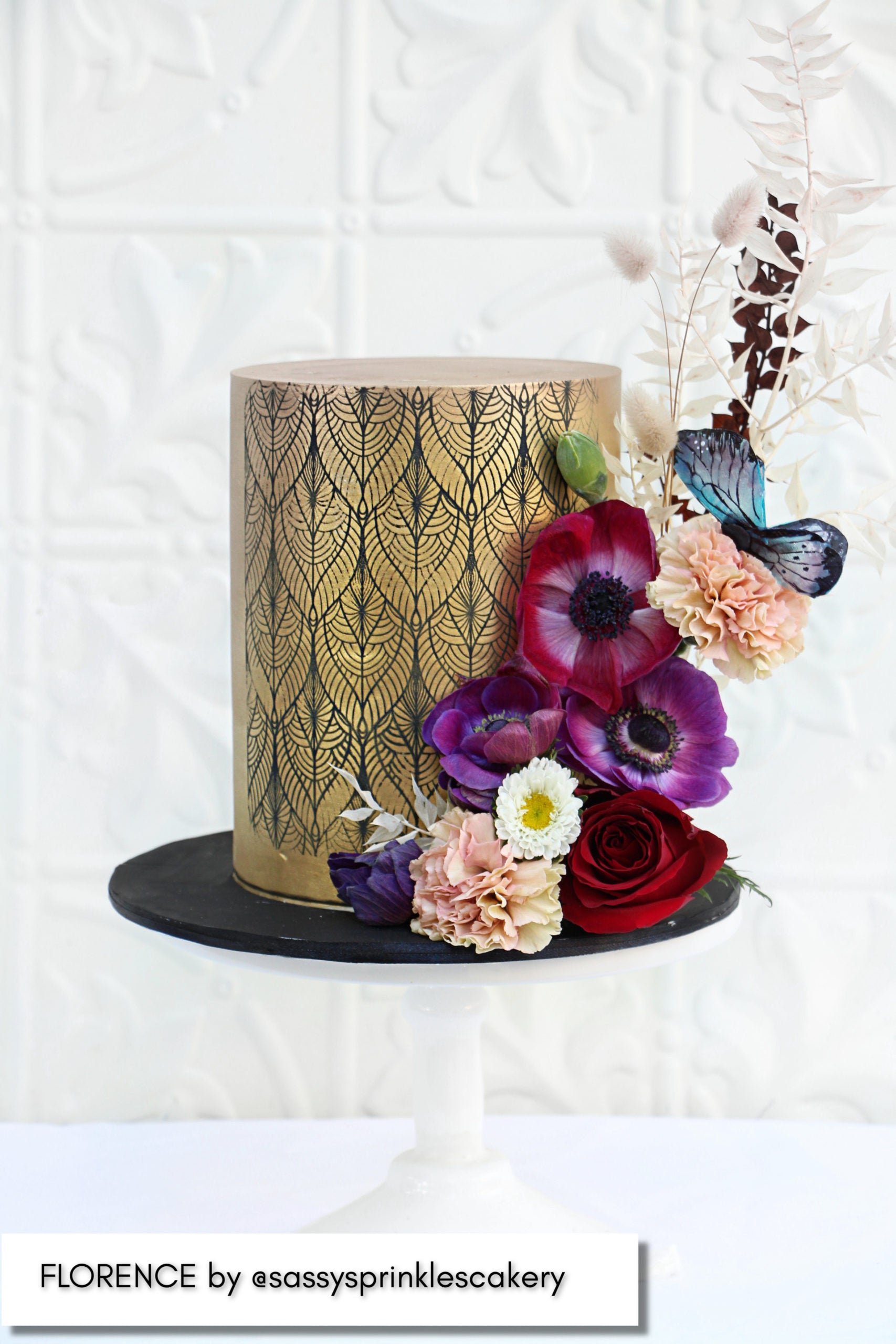 Florence- Mesh Stencil – Celebration Cakes- Cakes and Decorating ...