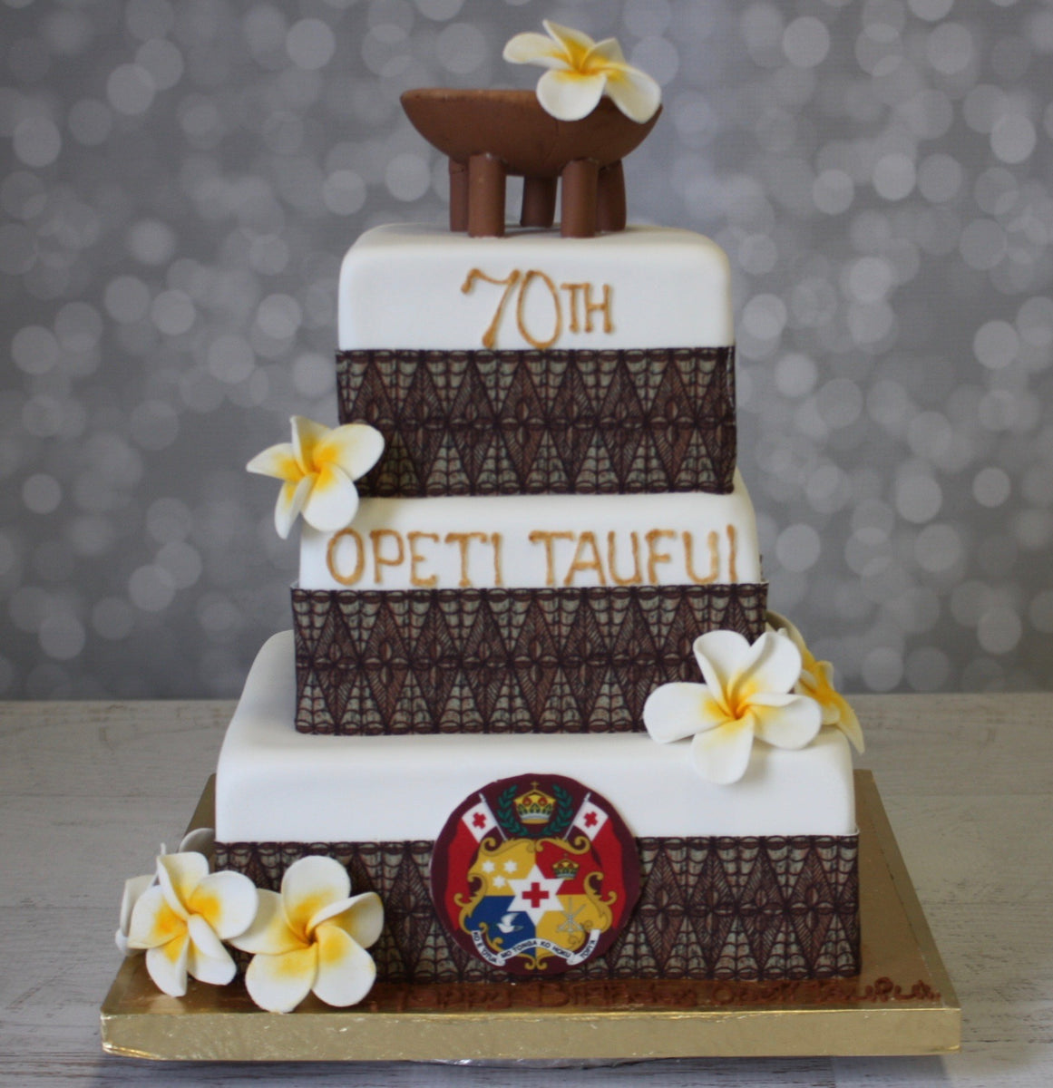 Tongan 3 Tier – Celebration Cakes- Cakes and Decorating Supplies, NZ