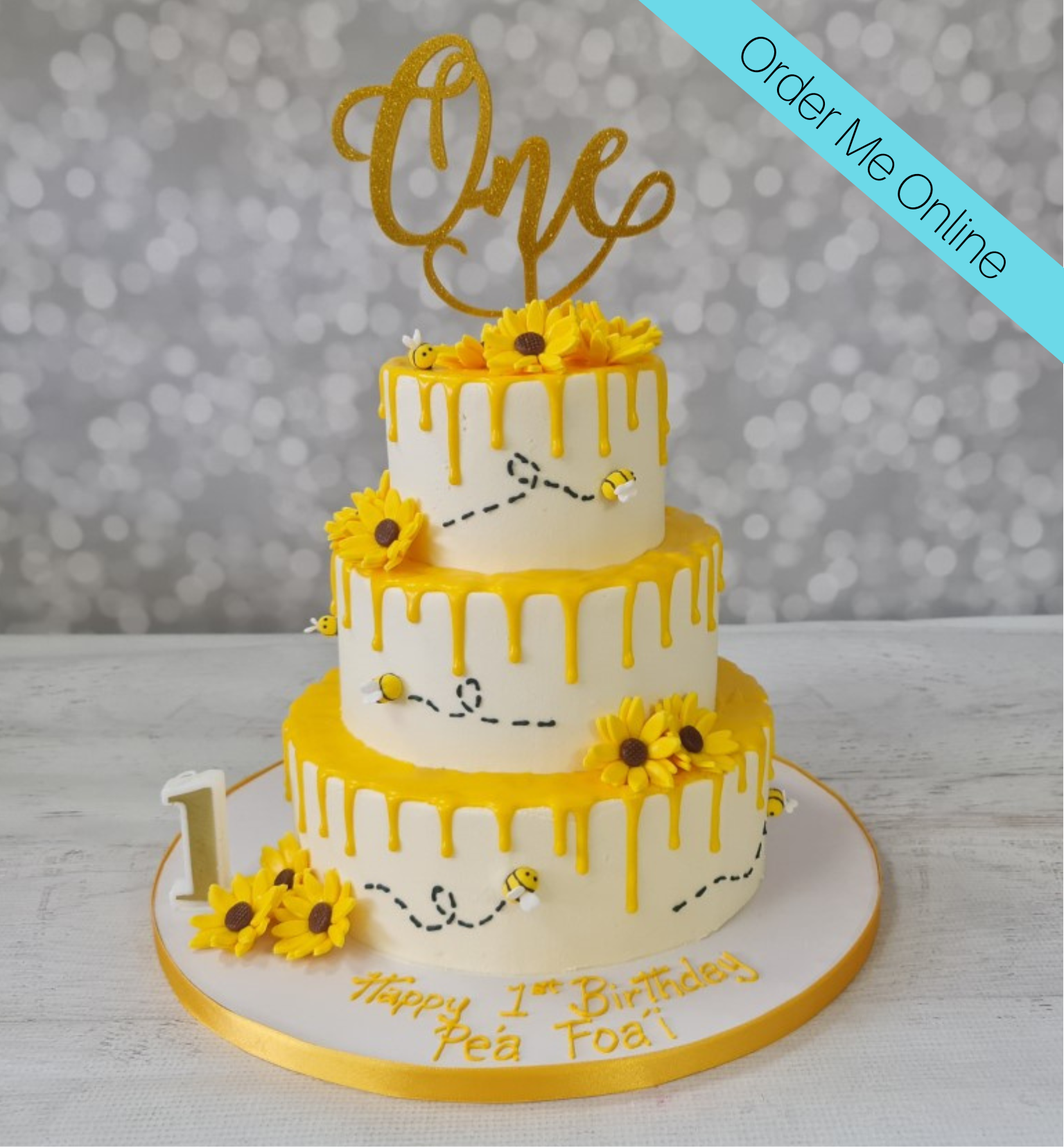 Daisies & Bees – Celebration Cakes- Cakes and Decorating Supplies, NZ