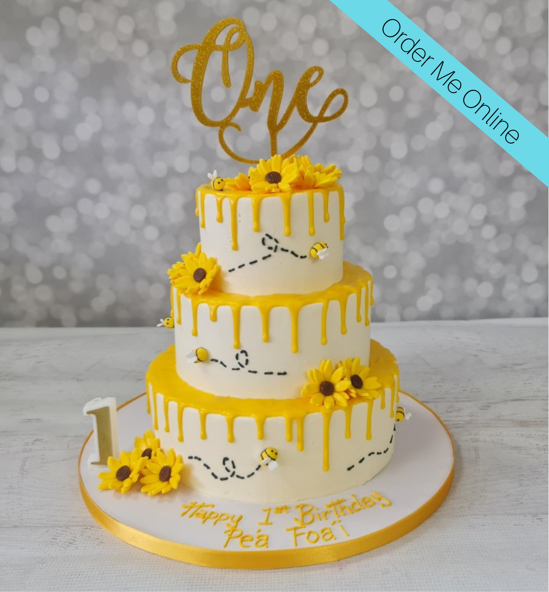 Daisies & Bees – Celebration Cakes- Cakes and Decorating Supplies, NZ