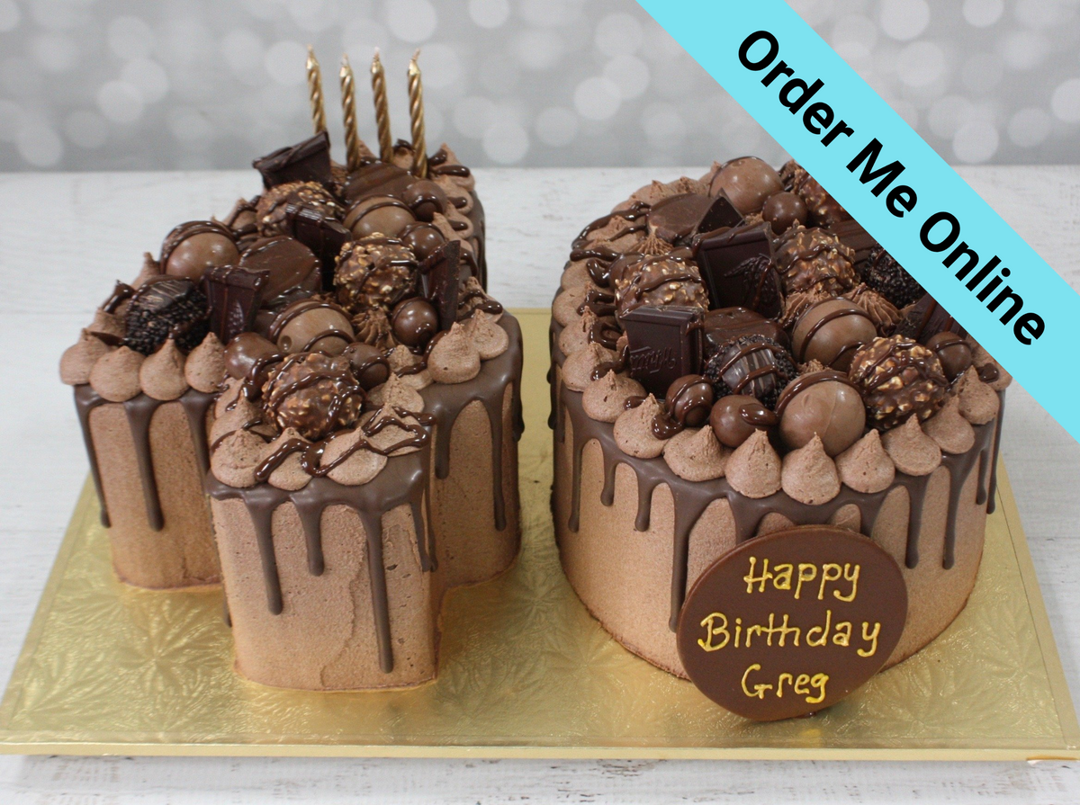 Chocolate Numbers – Celebration Cakes- Cakes and Decorating Supplies, NZ